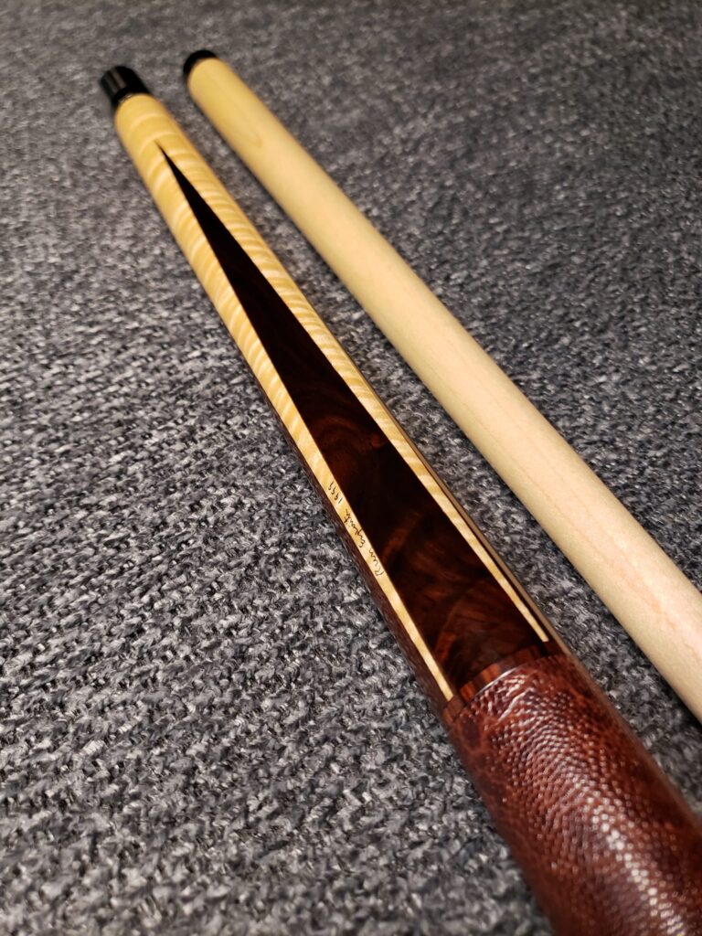 Sawdust Custom Cue – SOLD! – Crossroad Cues