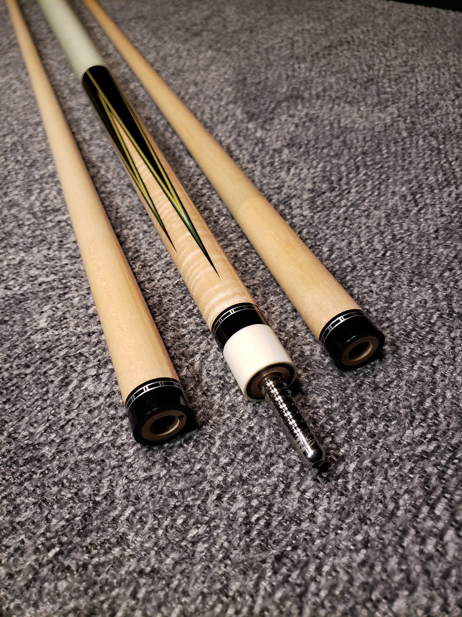 Mike Capone Custom Cue – SOLD! - Crossroad Cues