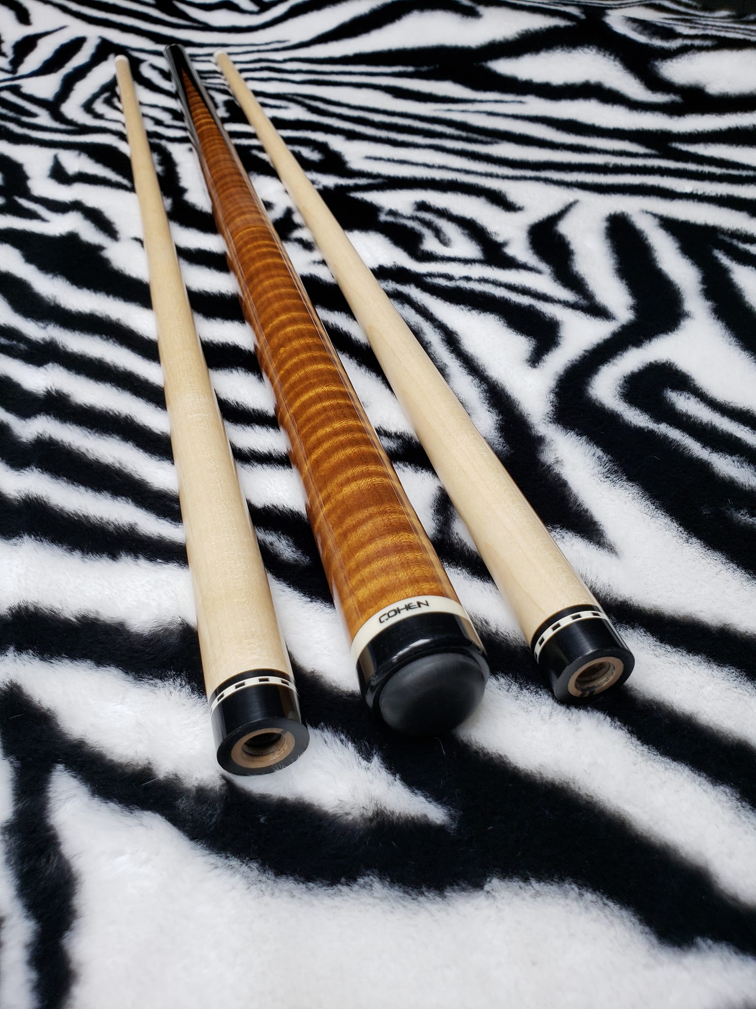 Eddie Cohen Custom Cue – SOLD! - Crossroad Cues
