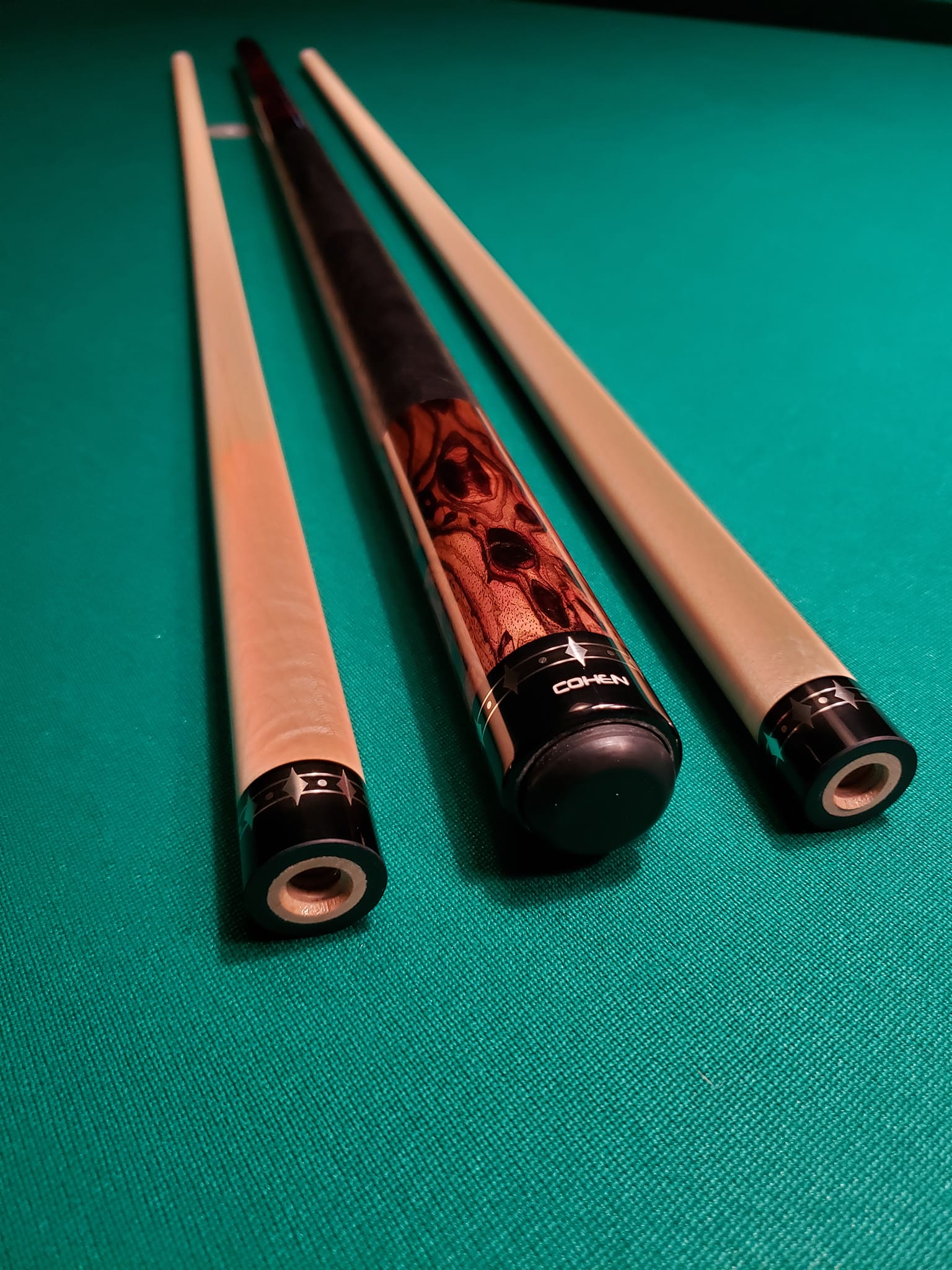 Eddie Cohen Custom Cue – SOLD! - Crossroad Cues