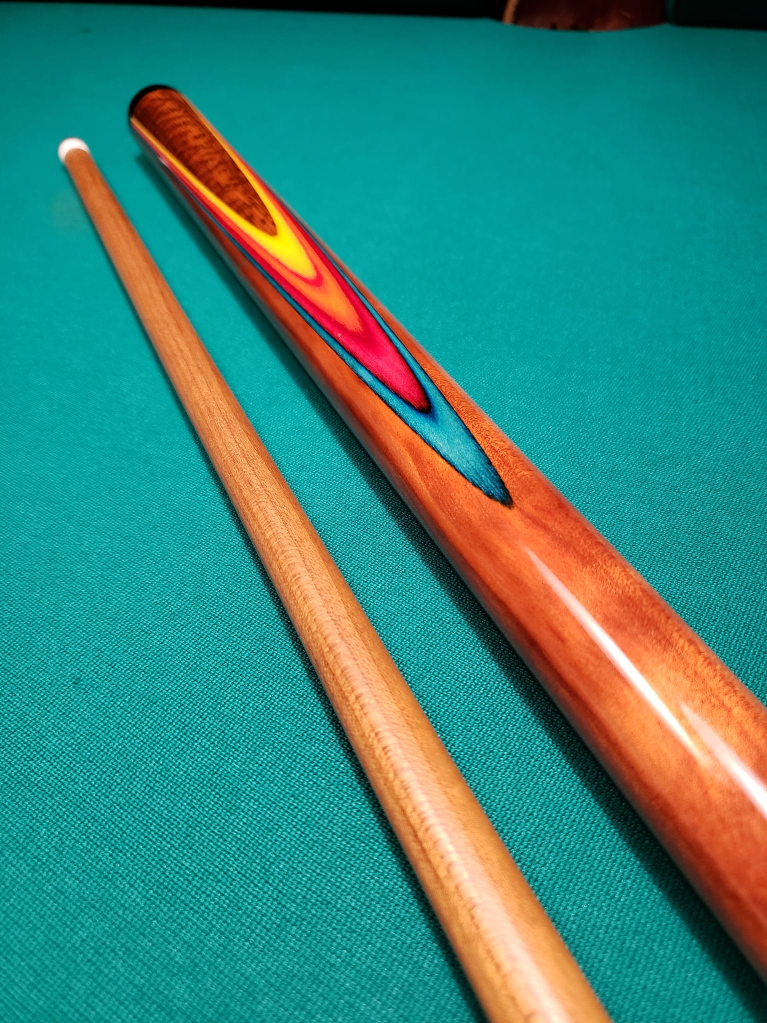 Pat Diveney Butterfly Cue – SOLD! - Crossroad Cues