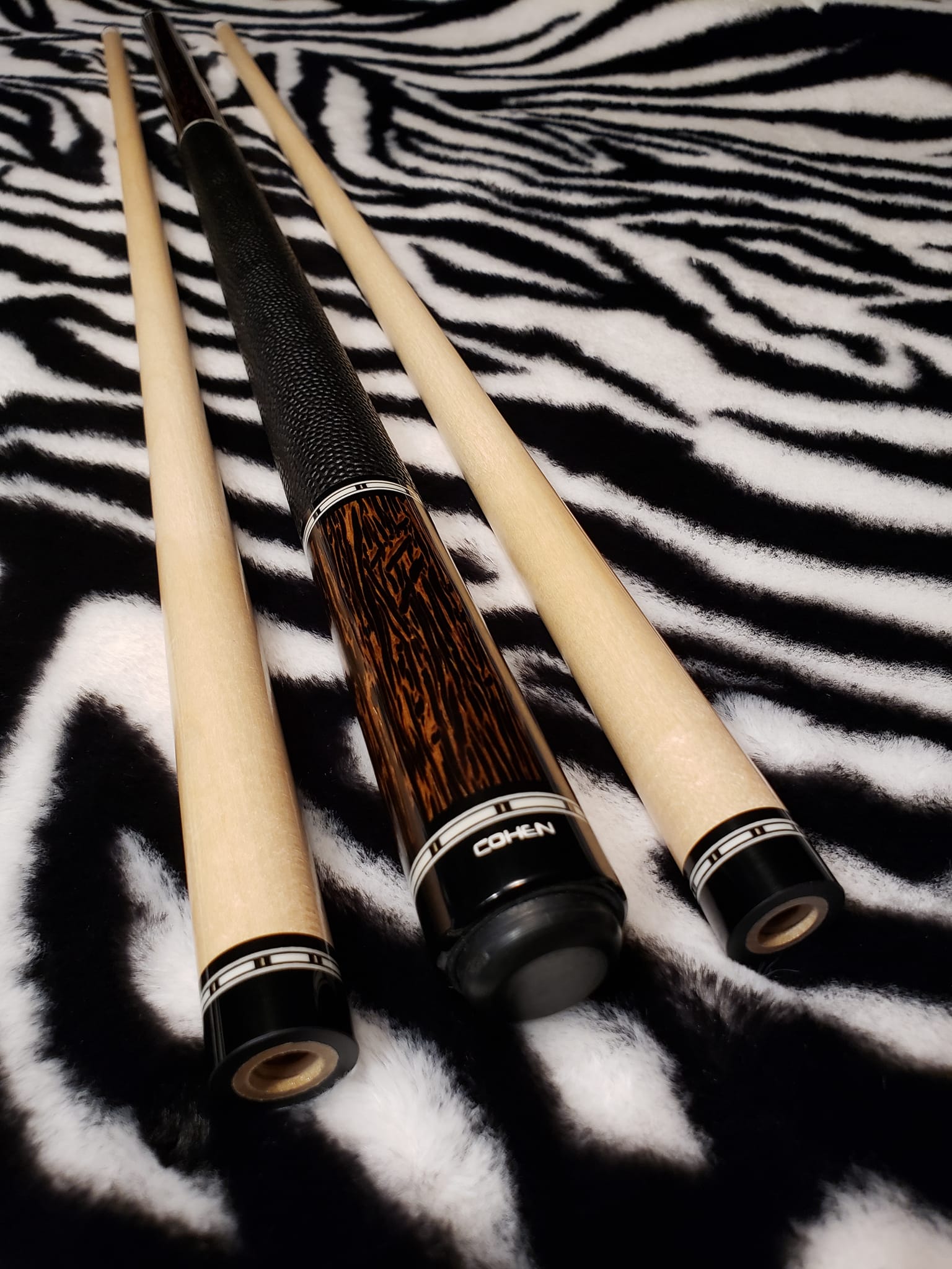 Eddie Cohen Custom Cue – SOLD! - Crossroad Cues
