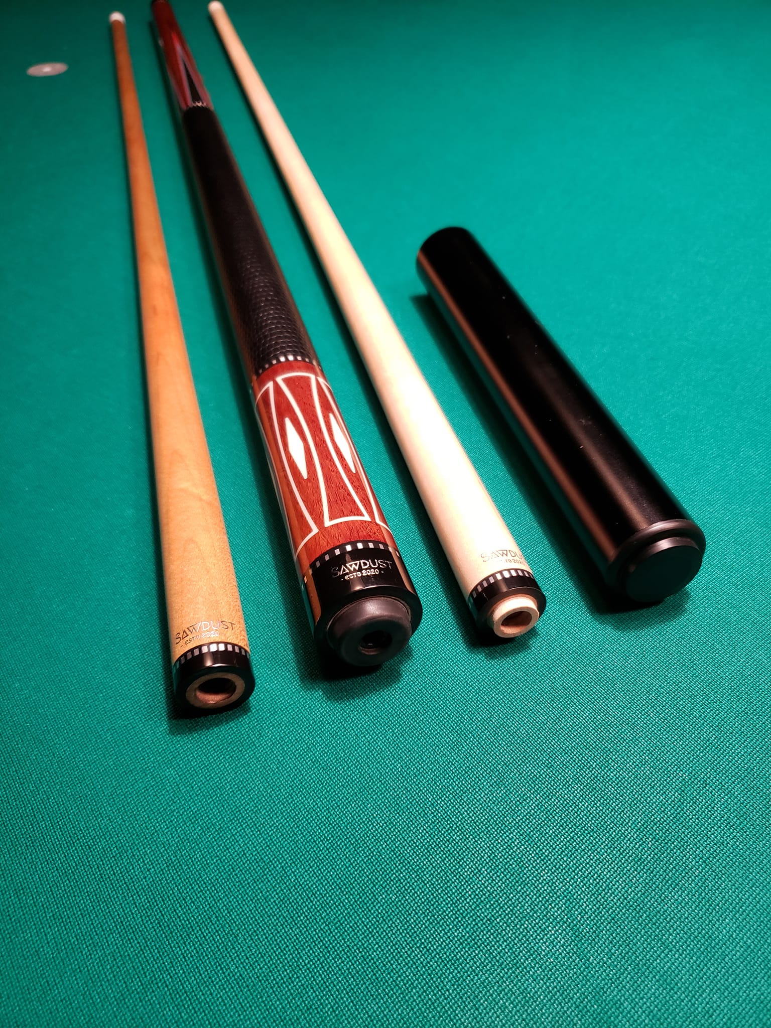 Sawdust Custom Cue – SOLD! - Crossroad Cues