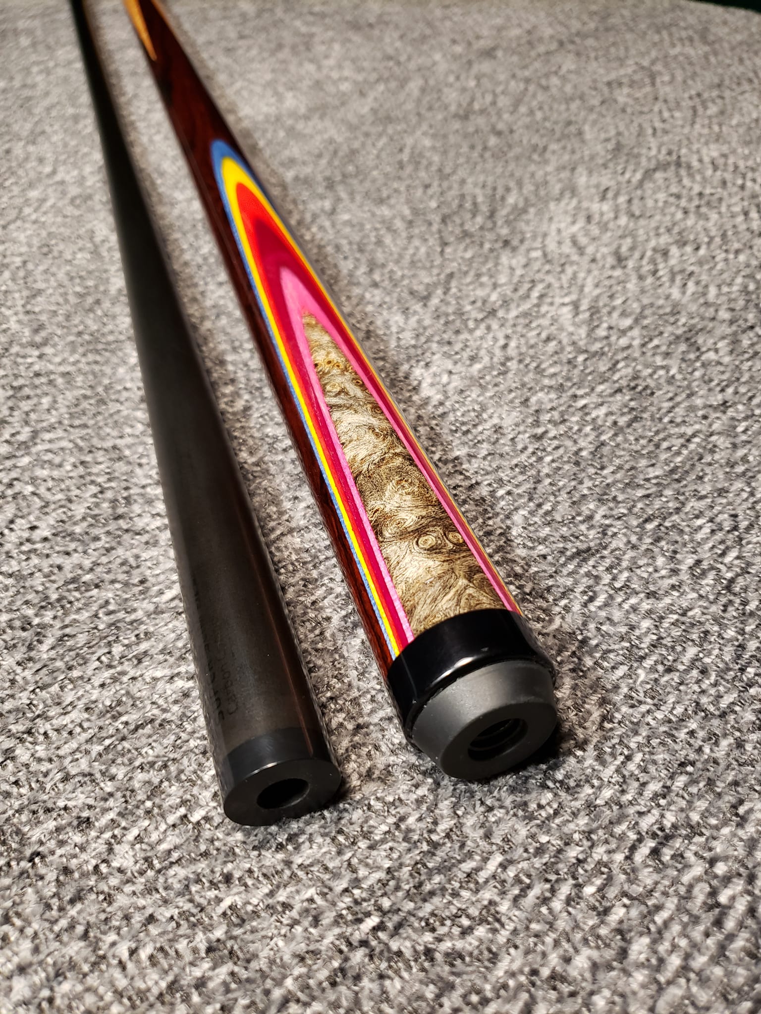 Pat Diveney Butterfly Cue – SOLD! - Crossroad Cues