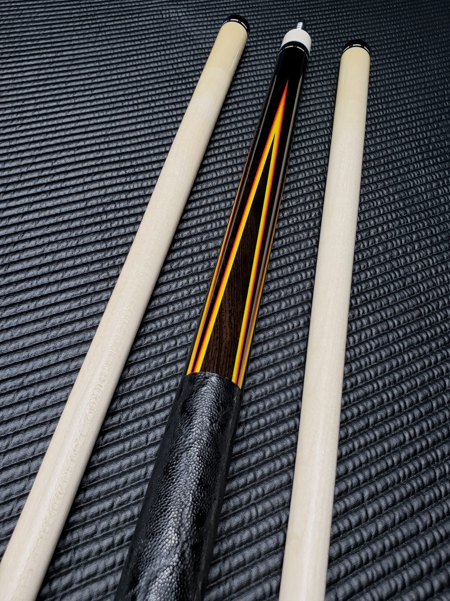 Leon “Sly” Custom Cue – SOLD! - Crossroad Cues