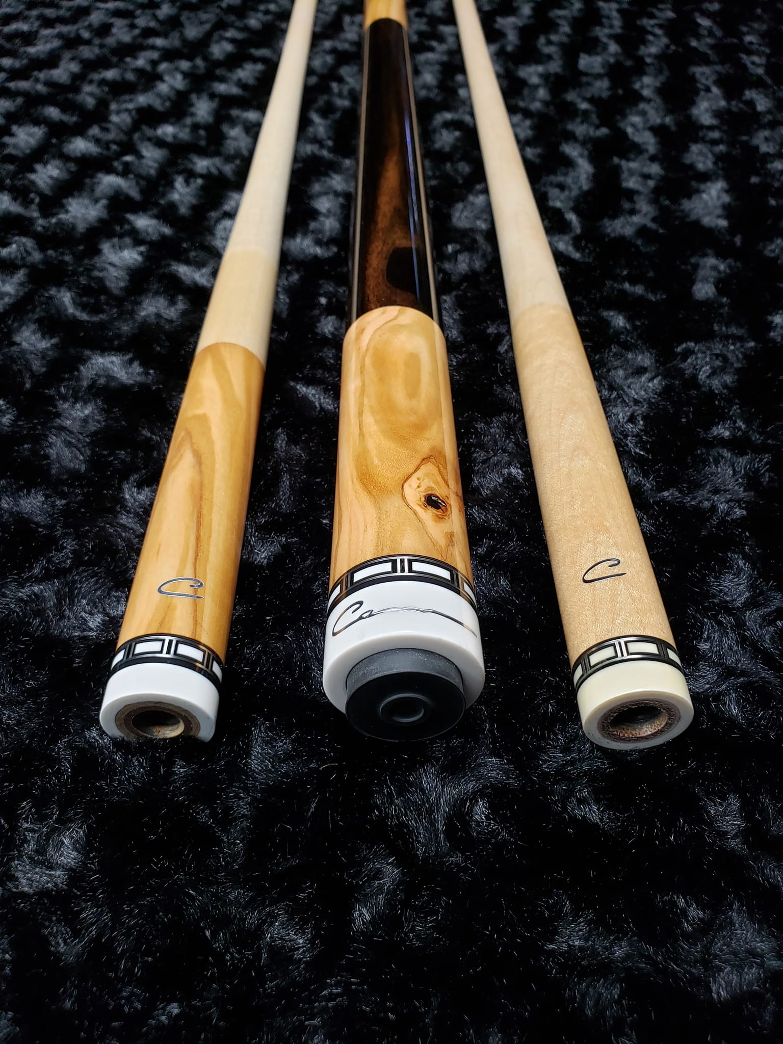 CEM Olivewood Cue – SOLD! - Crossroad Cues