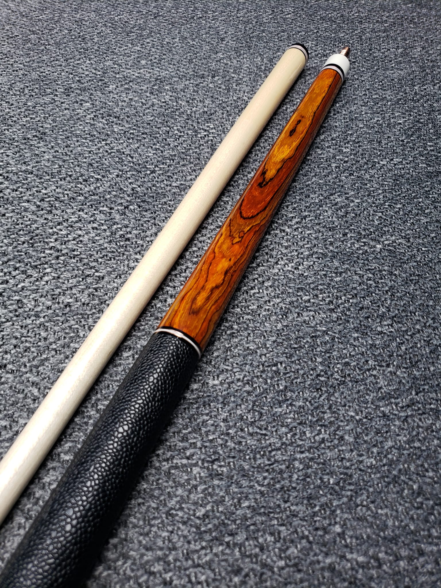 Jim Pierce Cue – SOLD! - Crossroad Cues