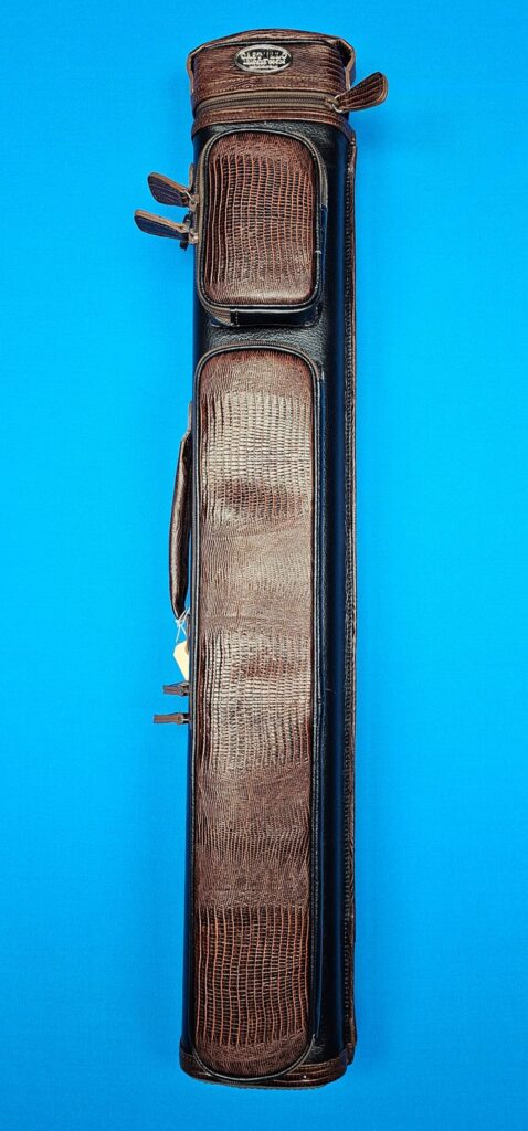 Castillo 3×5 Cognac Embossed Lizard & Black Leather (Red Interior ...