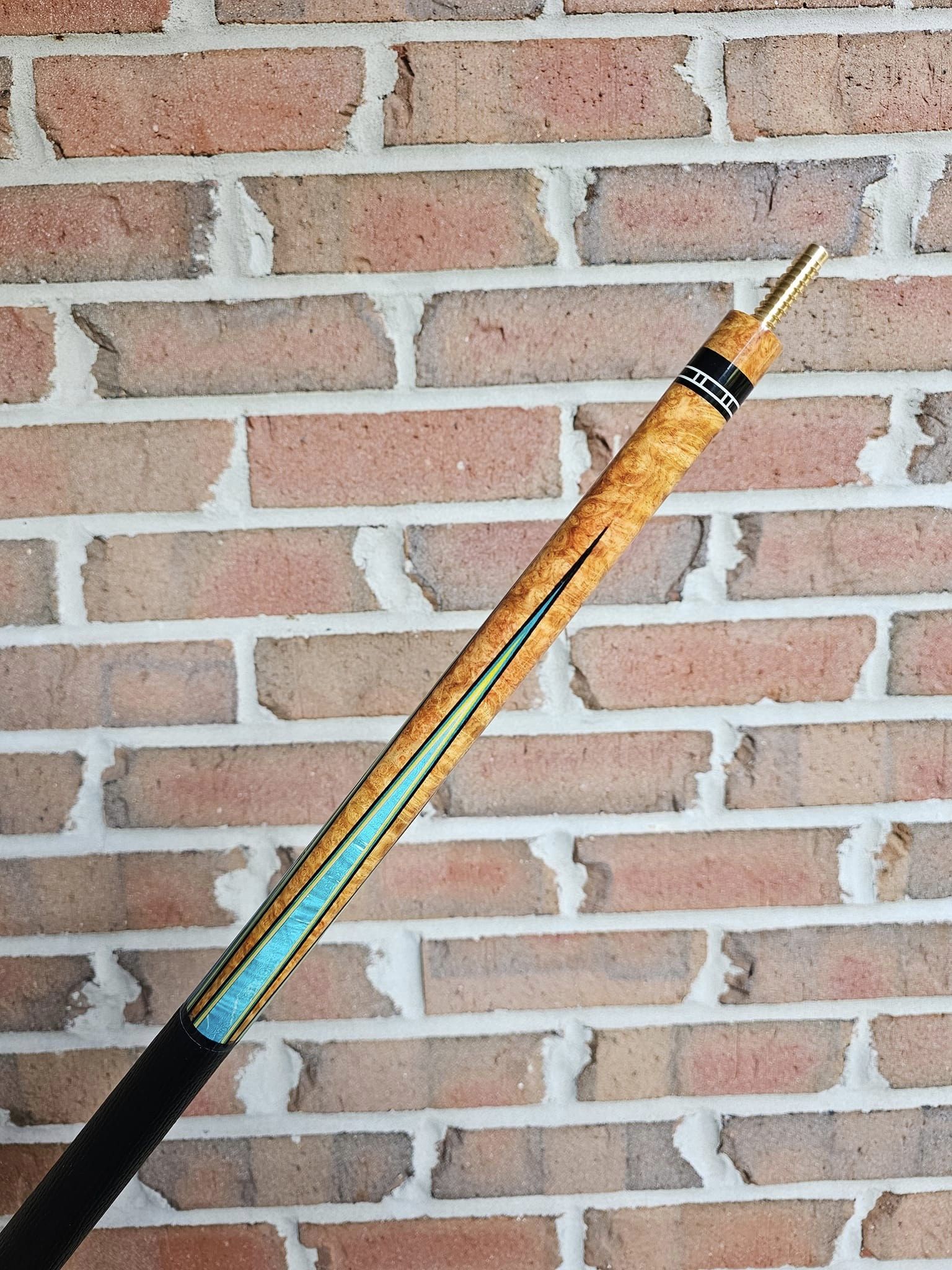 Hardin Amboyna Burl Cue – SOLD! - Crossroad Cues