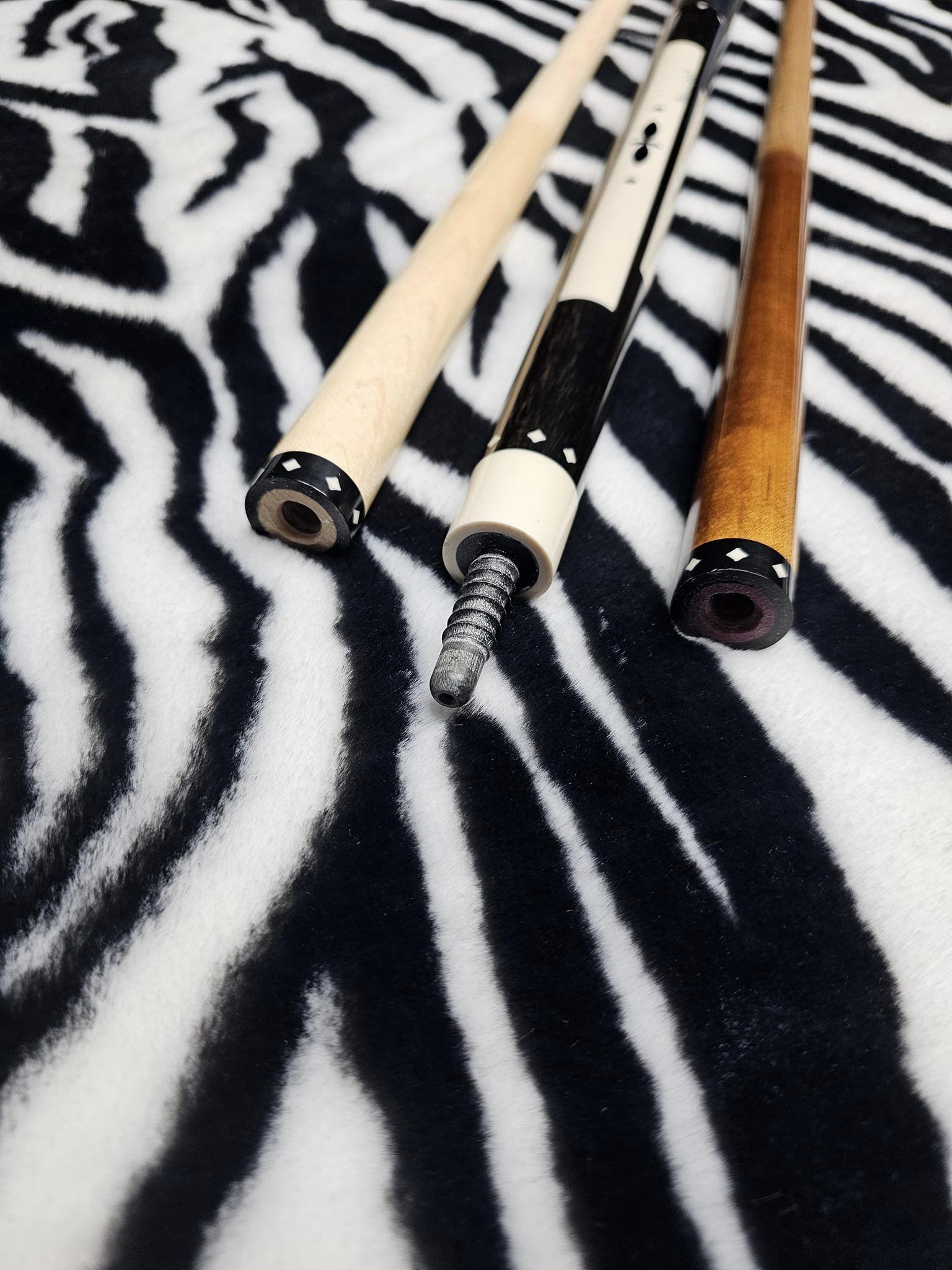 Douglas Moore Tuxedo Box Cue – SOLD - Crossroad Cues