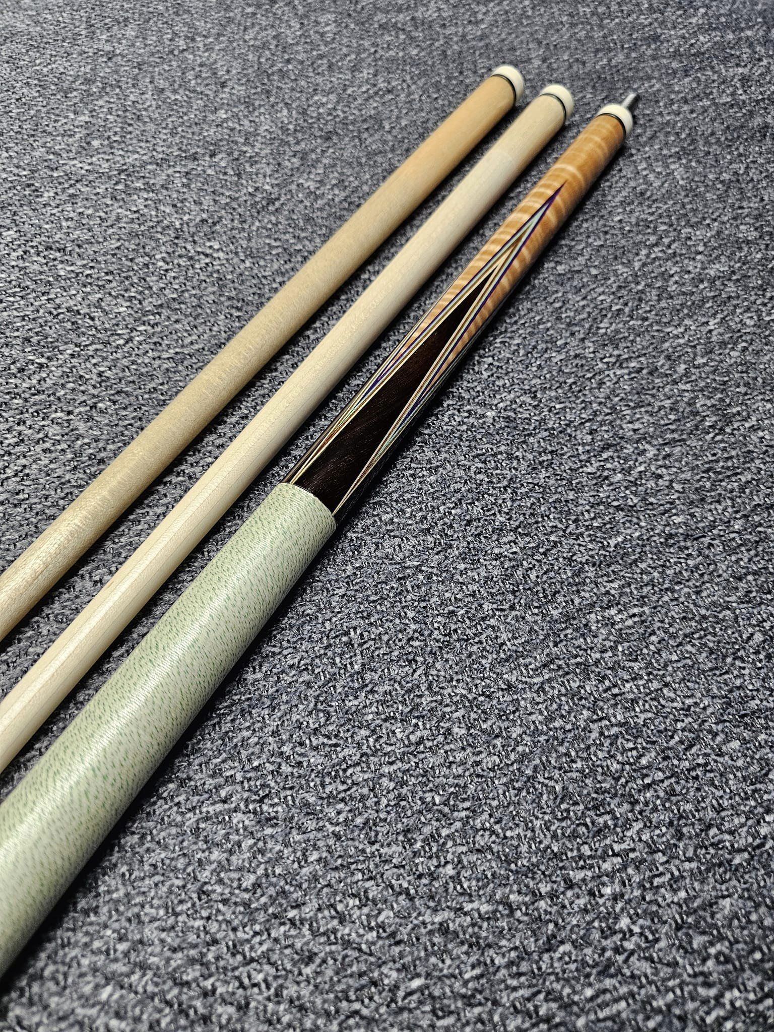 Gold Rush Custom Cue – SOLD! - Crossroad Cues