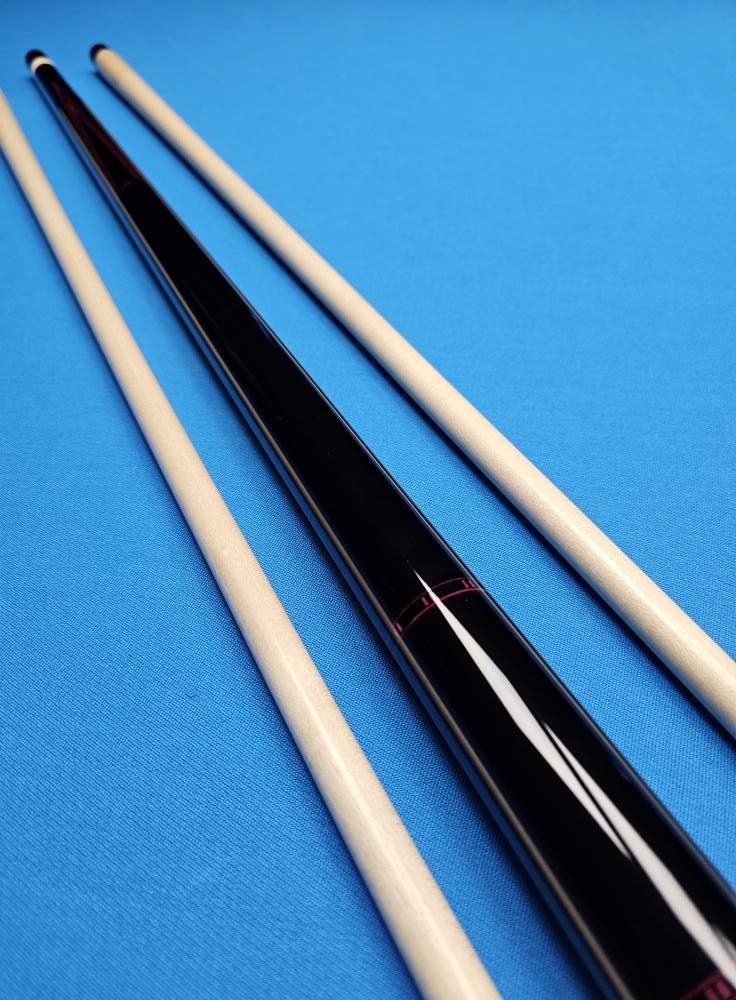 Aaron Astle 2024 Gabon Ebony Cue – SOLD - Crossroad Cues