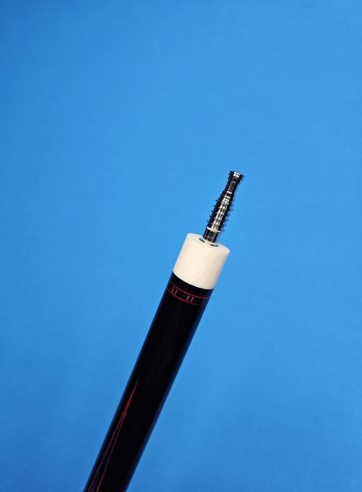 Aaron Astle 2024 Gabon Ebony Cue – SOLD - Crossroad Cues