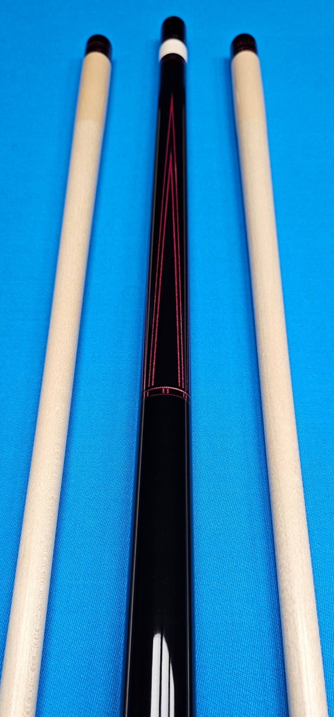 Aaron Astle 2024 Gabon Ebony Cue – SOLD - Crossroad Cues