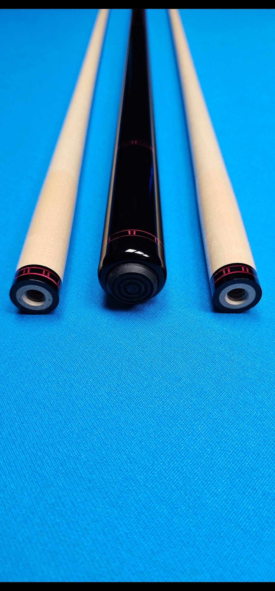 Aaron Astle 2024 Gabon Ebony Cue – SOLD - Crossroad Cues