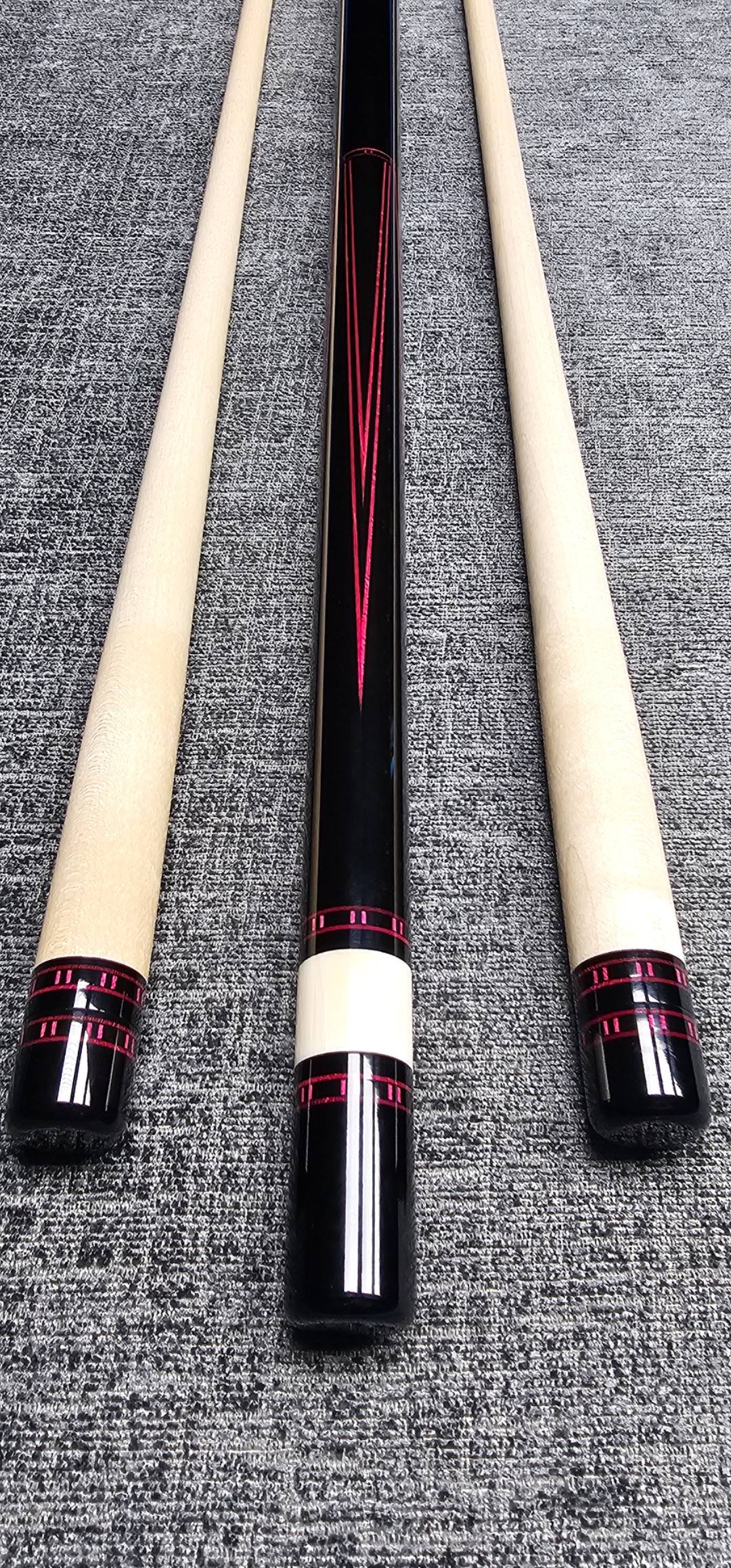 Aaron Astle 2024 Gabon Ebony Cue – SOLD - Crossroad Cues