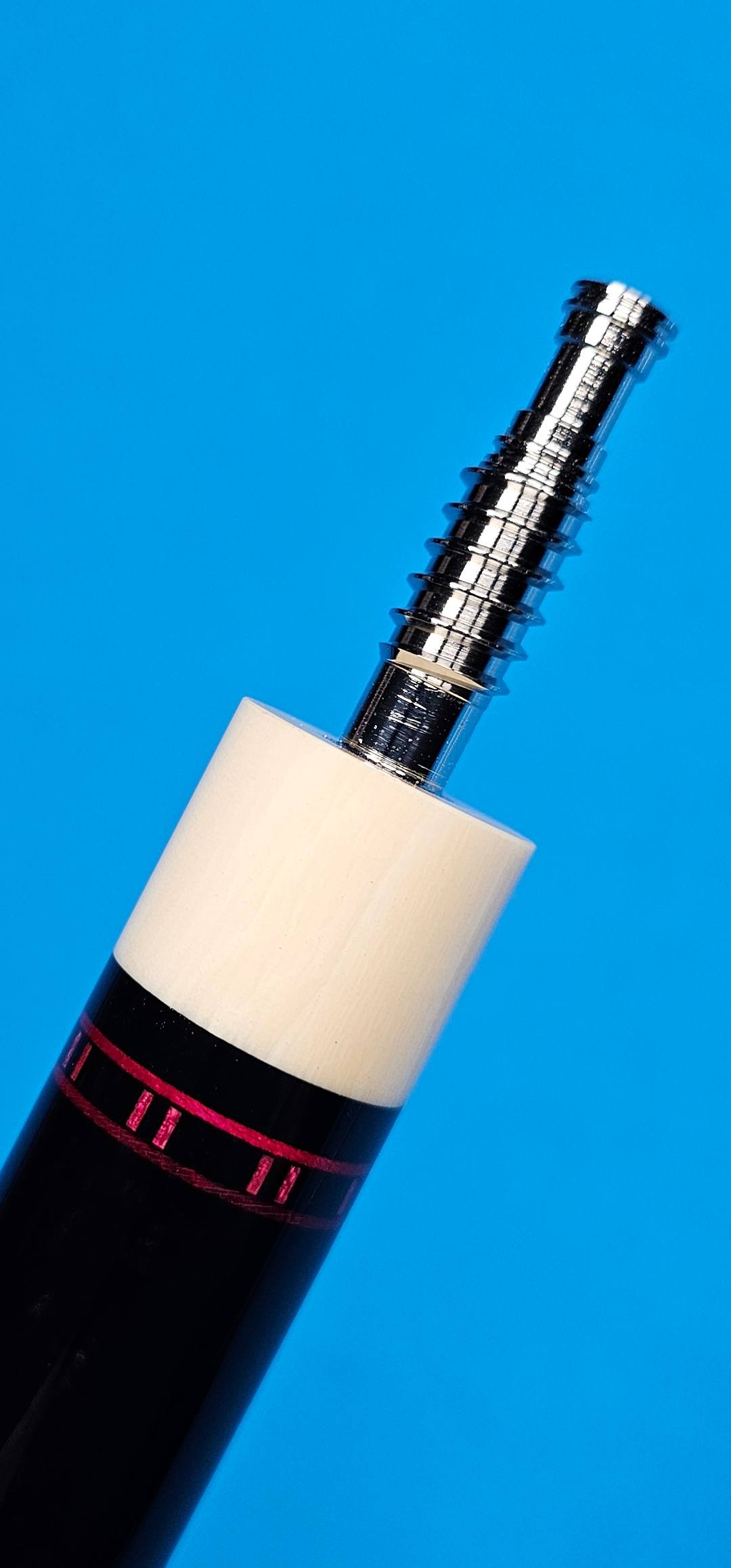 Aaron Astle 2024 Gabon Ebony Cue – SOLD - Crossroad Cues