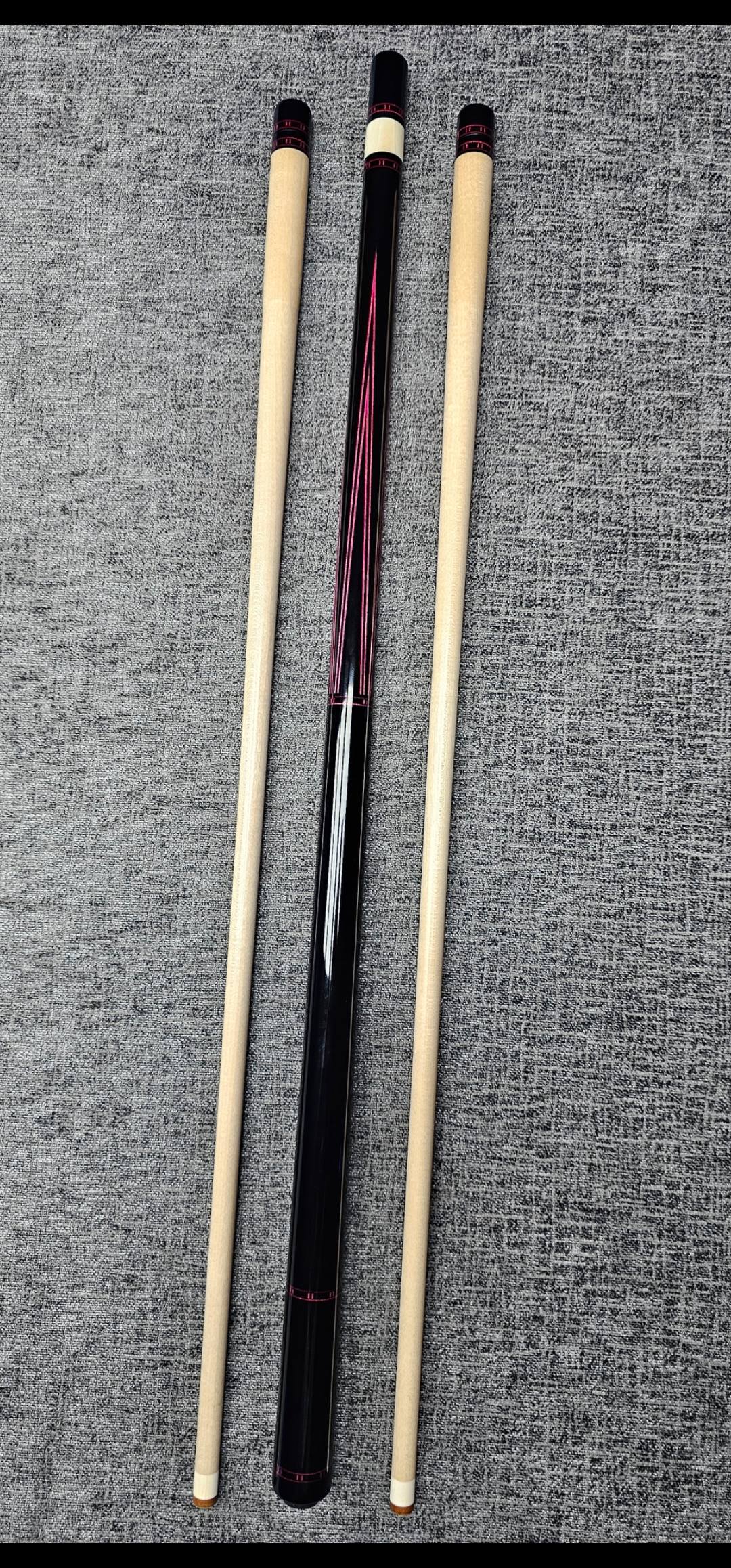 Aaron Astle 2024 Gabon Ebony Cue – SOLD - Crossroad Cues