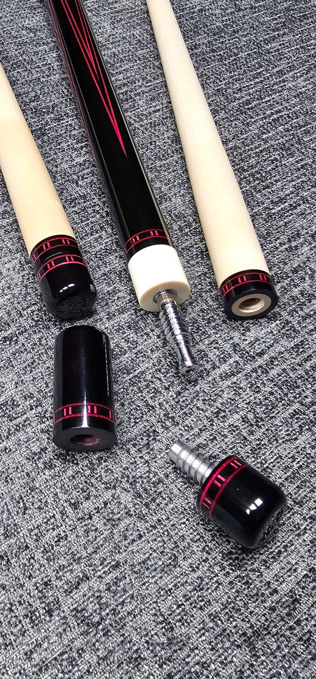 Aaron Astle 2024 Gabon Ebony Cue – SOLD - Crossroad Cues