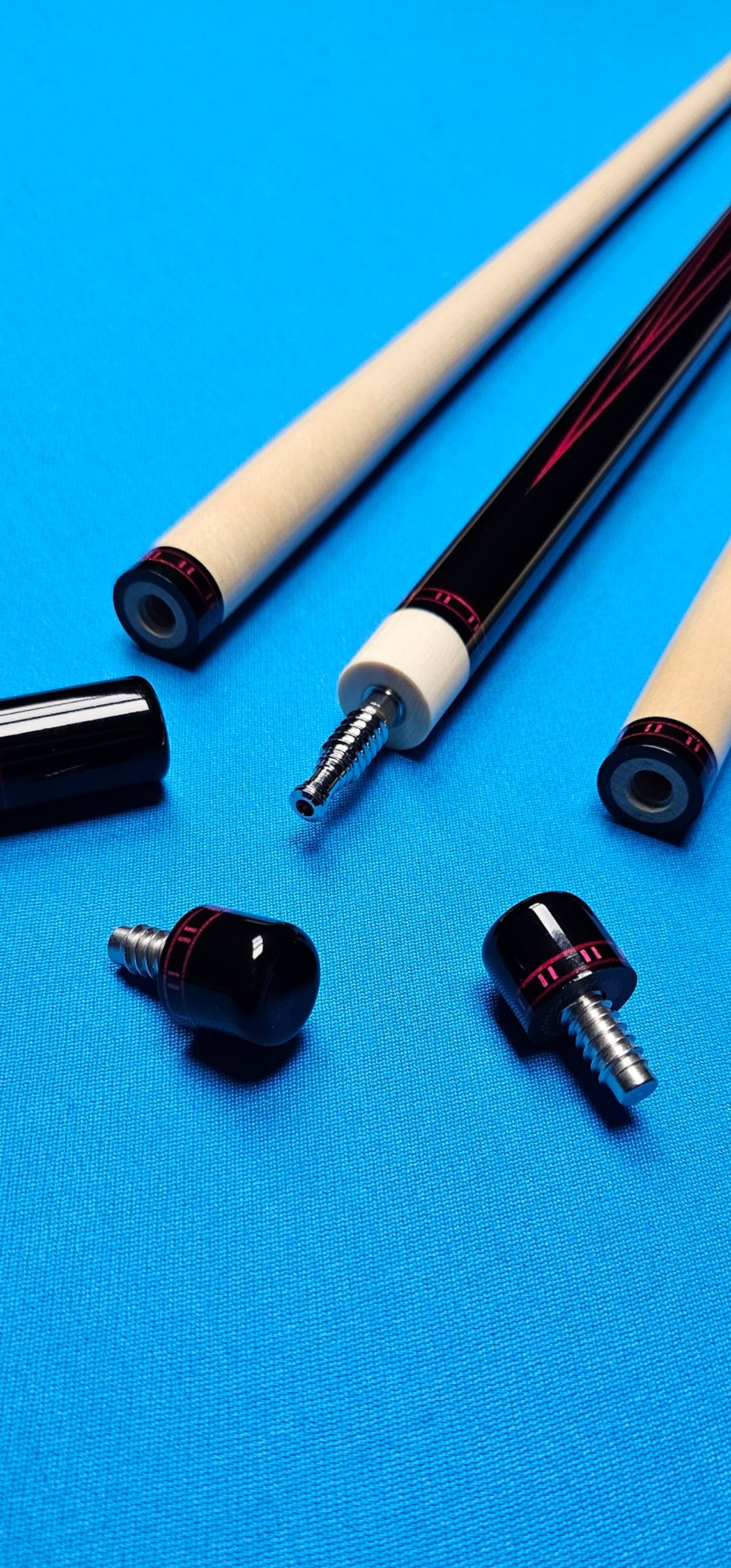 Aaron Astle 2024 Gabon Ebony Cue – SOLD - Crossroad Cues