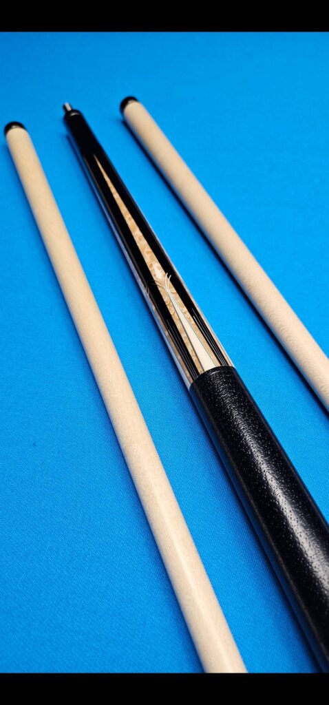 Jerry McWorter Deco Design Custom Cue – SOLD! - Crossroad Cues