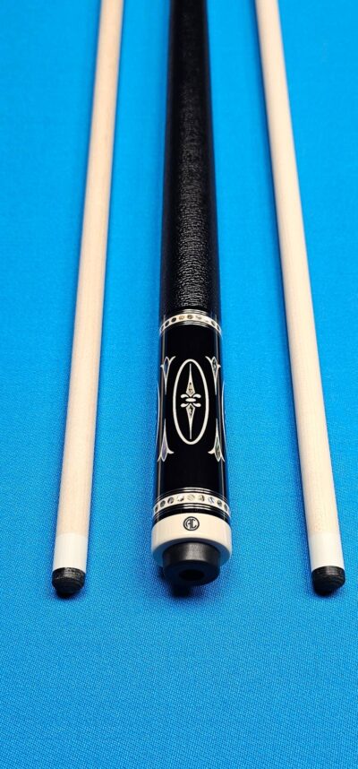 Ariel Carmeli All Ebony Cue – SOLD! - Crossroad Cues