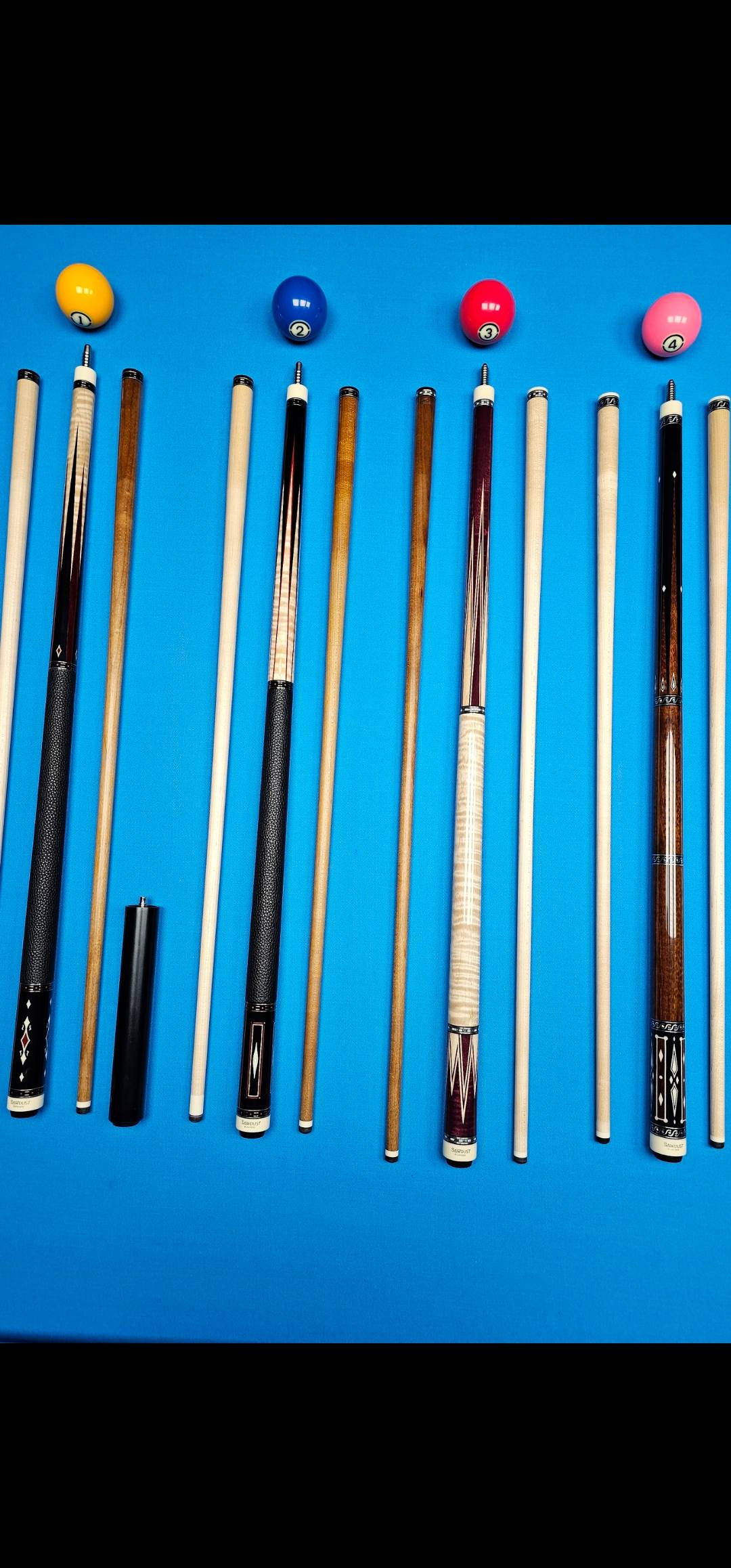 Sawdust Custom Cues – SOLD! - Crossroad Cues