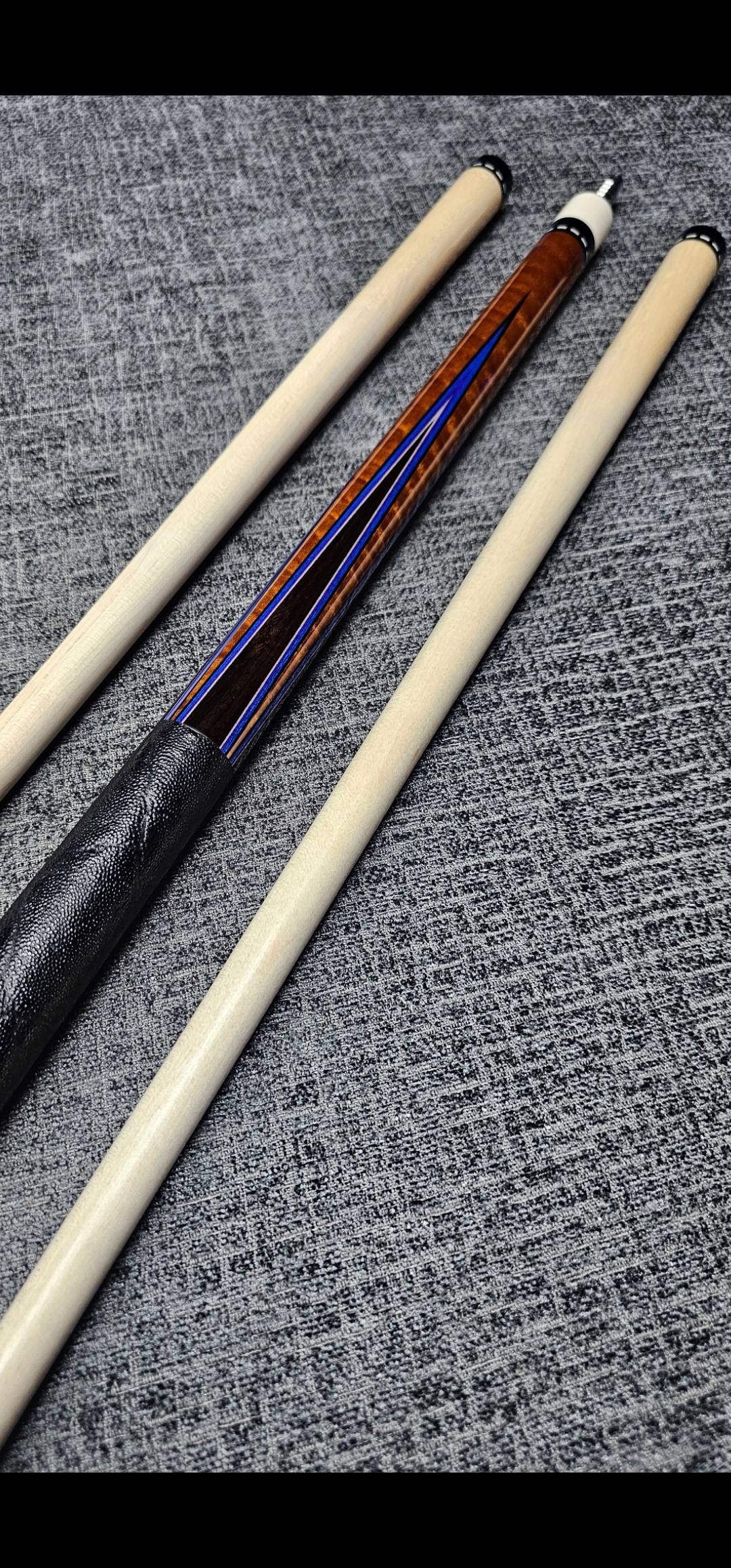 Leon “Sly” Custom Cue – SOLD! - Crossroad Cues