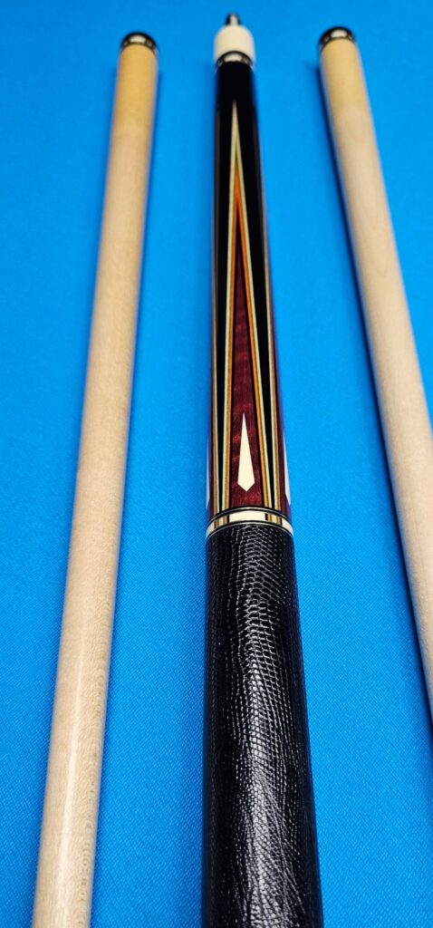 Mike Bender Big Custom Cue – SOLD! - Crossroad Cues