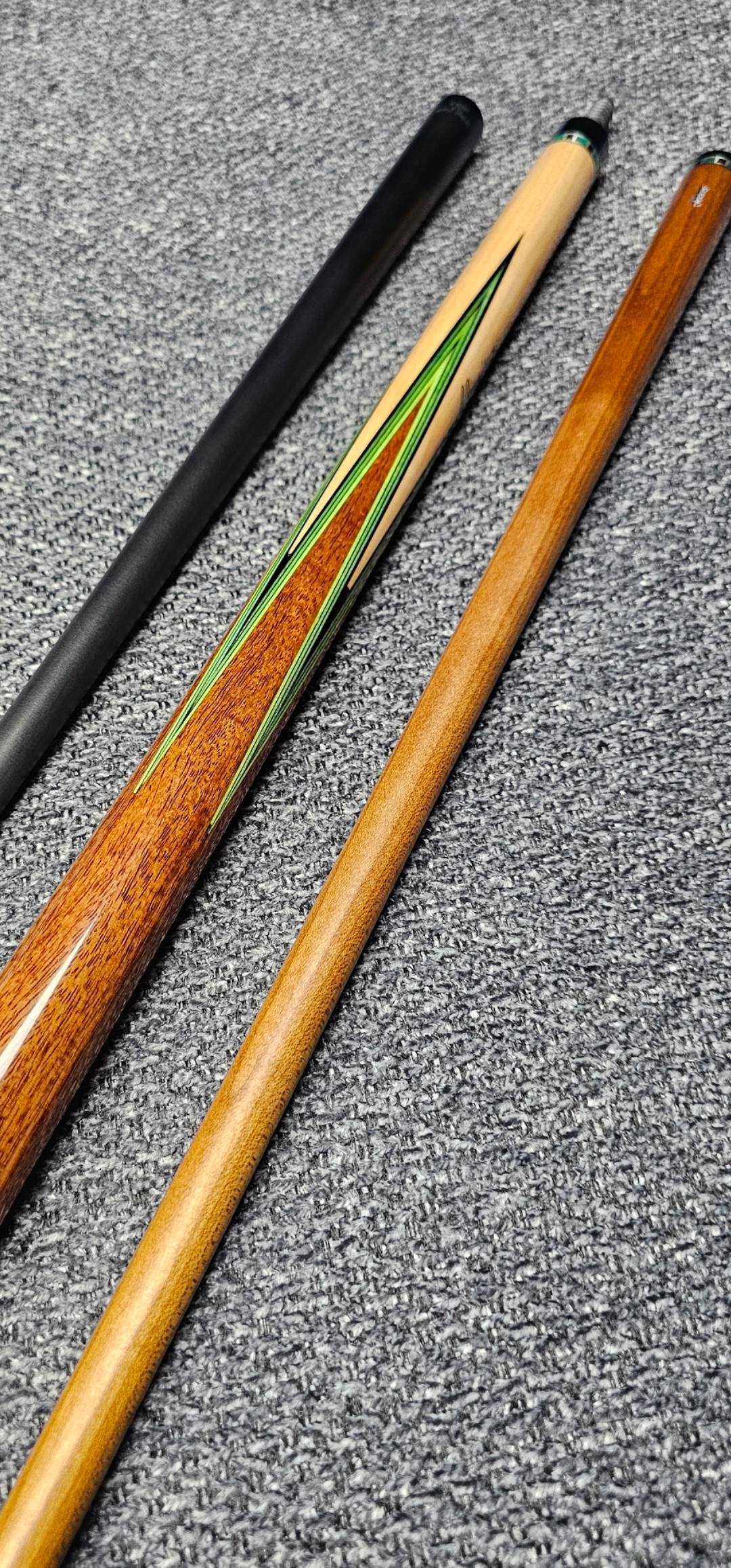 Pat Diveney Full Splice Custom Cue – SOLD! - Crossroad Cues