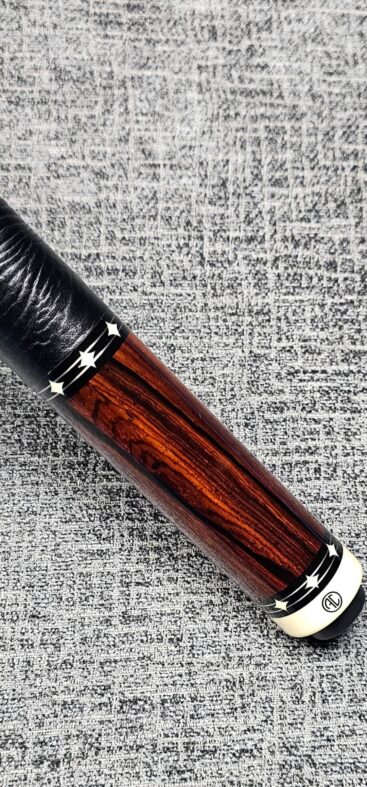Ariel Carmeli Mexican Cocobolo Custom Cue – SOLD! - Crossroad Cues