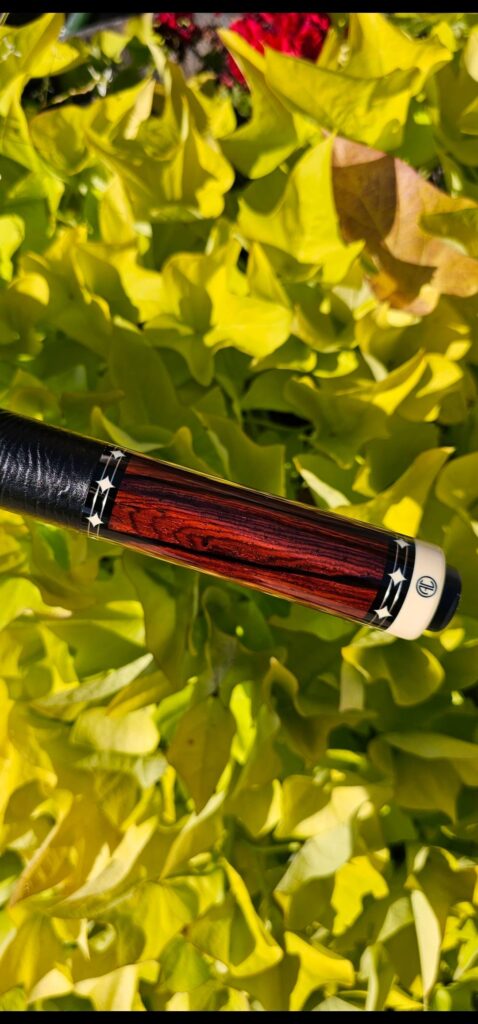 Ariel Carmeli Mexican Cocobolo Custom Cue – SOLD! - Crossroad Cues