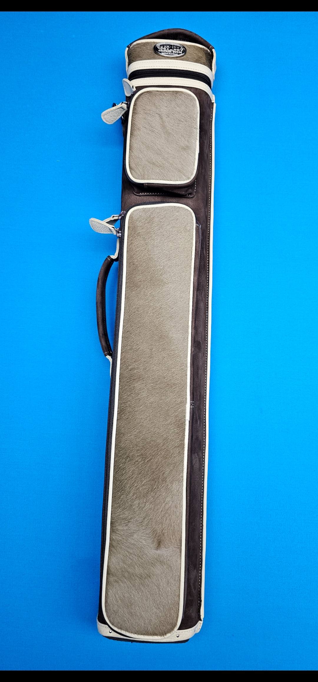 Castillo 3×5 Brown Nubuk/Cowhide Case - Crossroad Cues