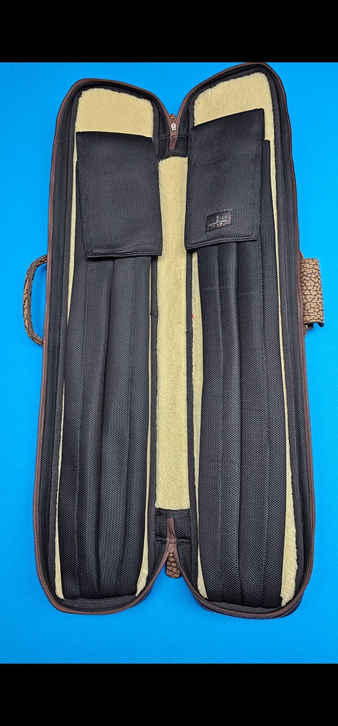 Castillo 4×8 Butterfly Chocolate Brown/Sand Bullhide - Crossroad Cues