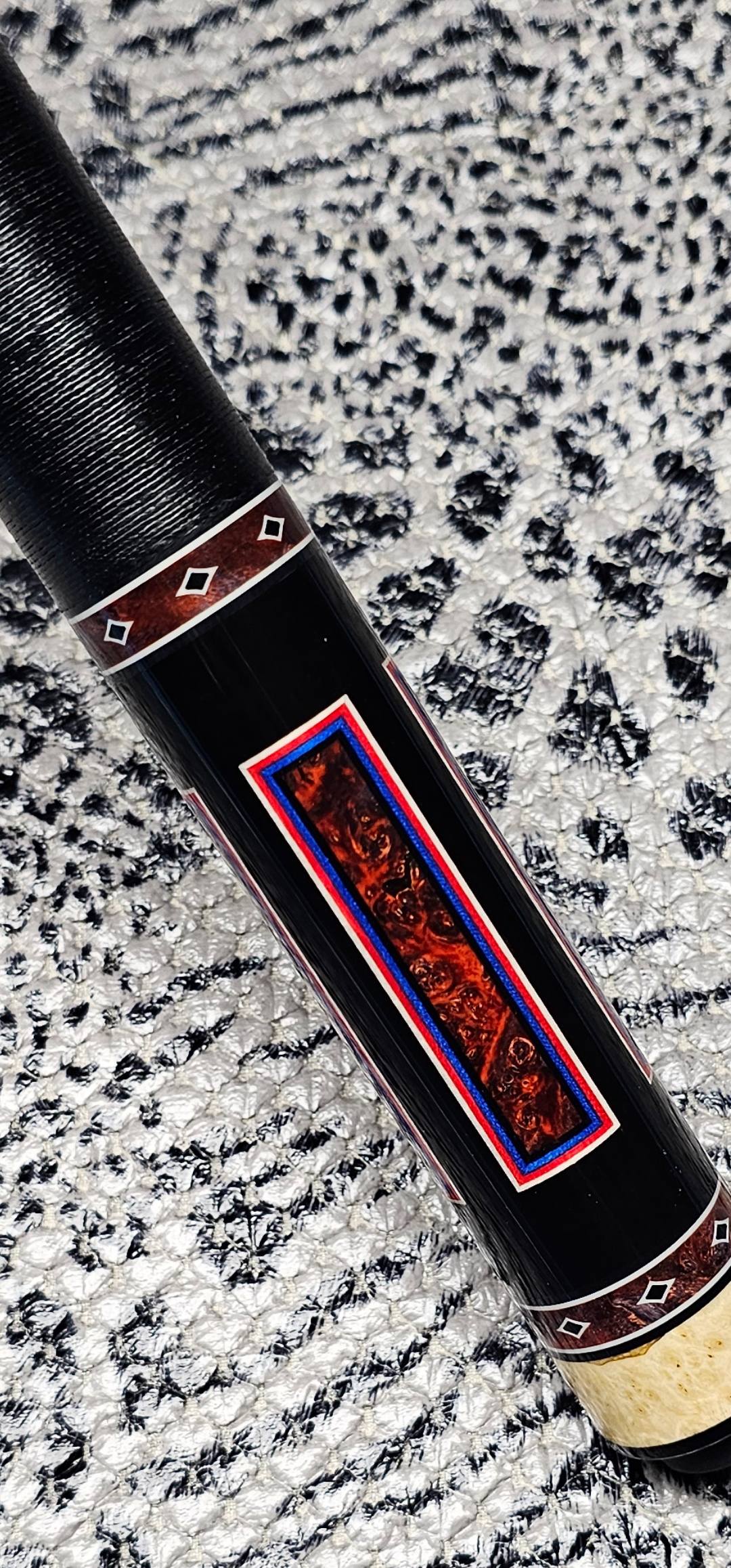 Owen Black Ash Burl Custom Cue – SOLD! - Crossroad Cues