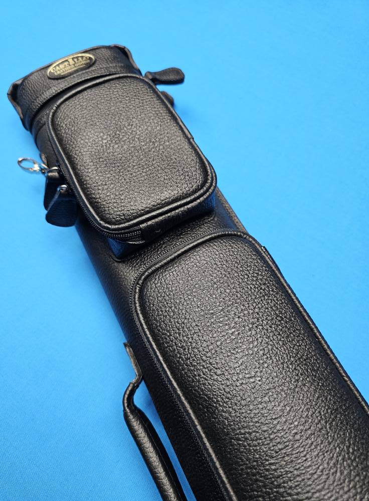 Castillo 2×4 Duro Premium Black Leather/Wool Liner Case - Crossroad Cues