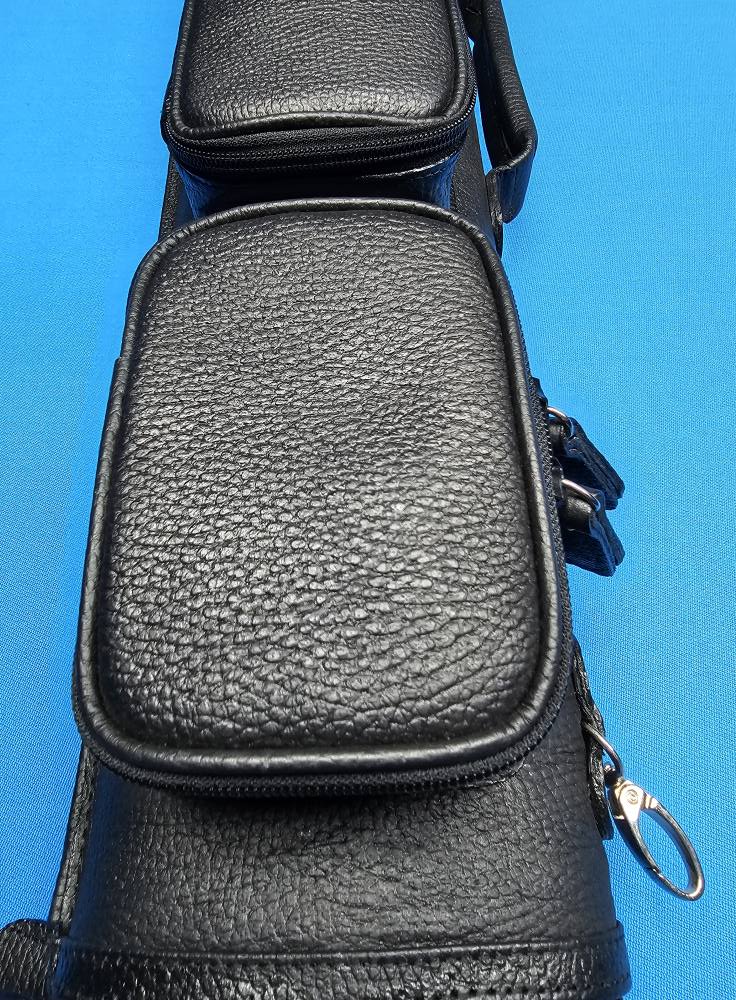 Castillo 2×4 Duro Premium Black Leather/Wool Liner Case - Crossroad Cues