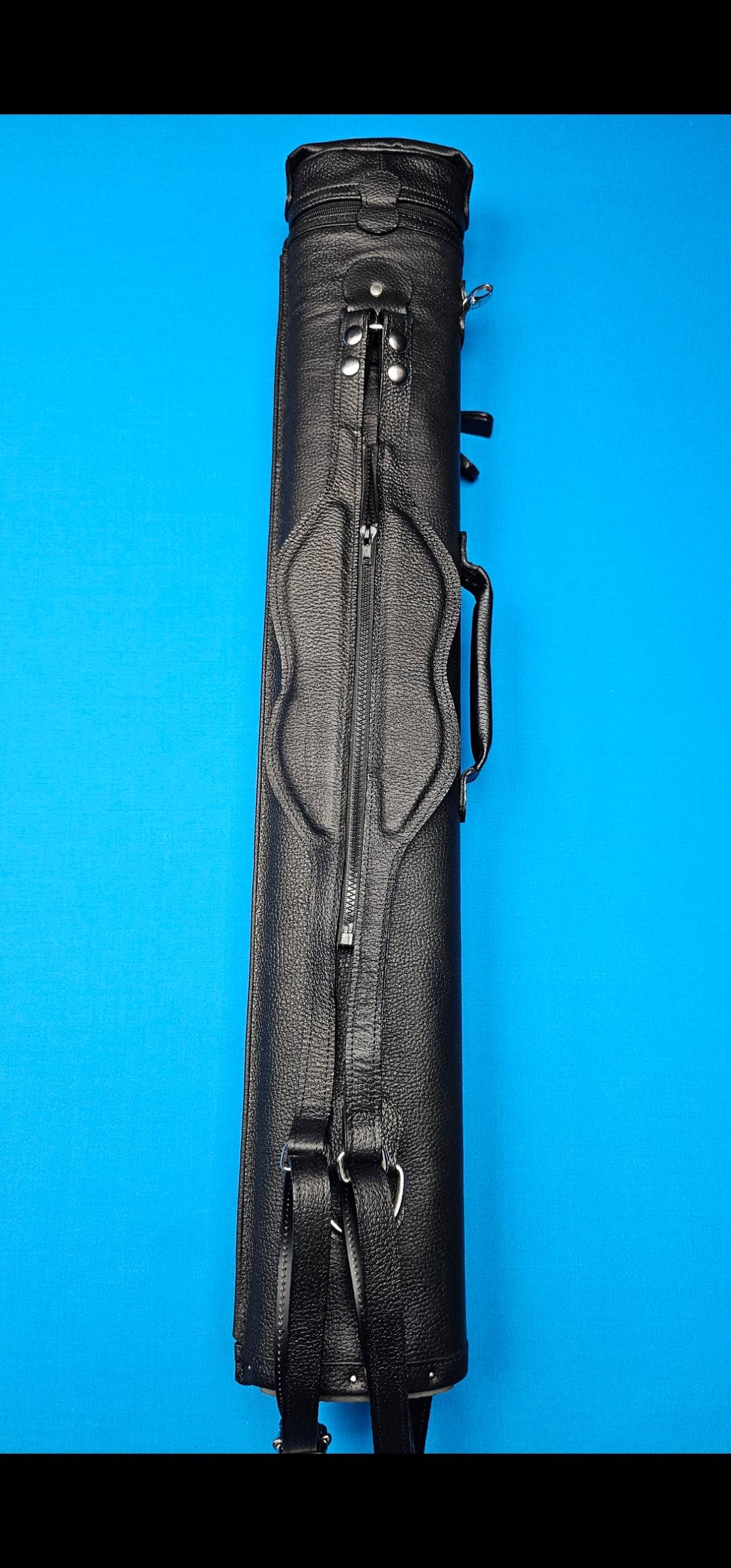 Castillo 2×4 Duro Premium Black Leather/Wool Liner Case - Crossroad Cues