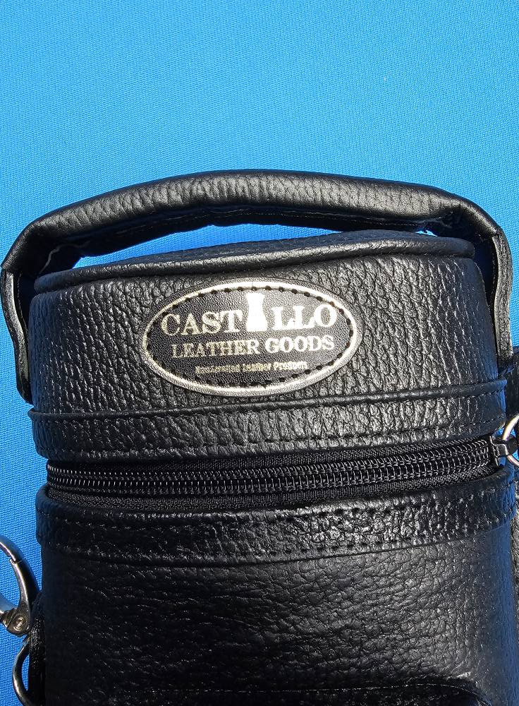 Castillo 2×4 Duro Premium Black Leather/Wool Liner Case - Crossroad Cues