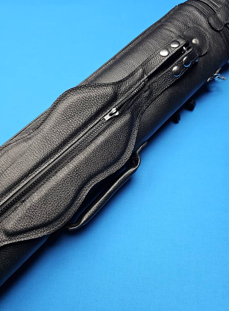 Castillo 2×4 Duro Premium Black Leather/Wool Liner Case - Crossroad Cues