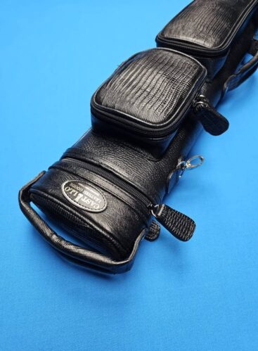 Castillo 2×4 Triple Black Leather Zip Top Case - Crossroad Cues