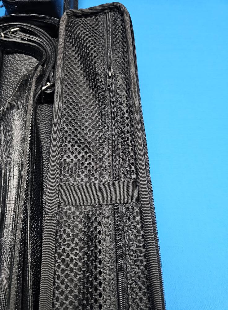Castillo 2×4 Triple Black Leather Zip Top Case - Crossroad Cues