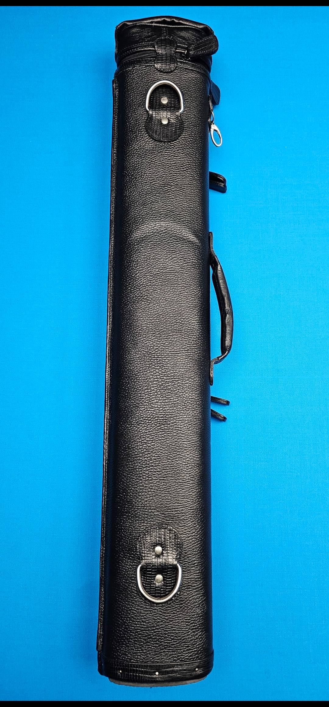 Castillo 2×4 Triple Black Leather Zip Top Case - Crossroad Cues