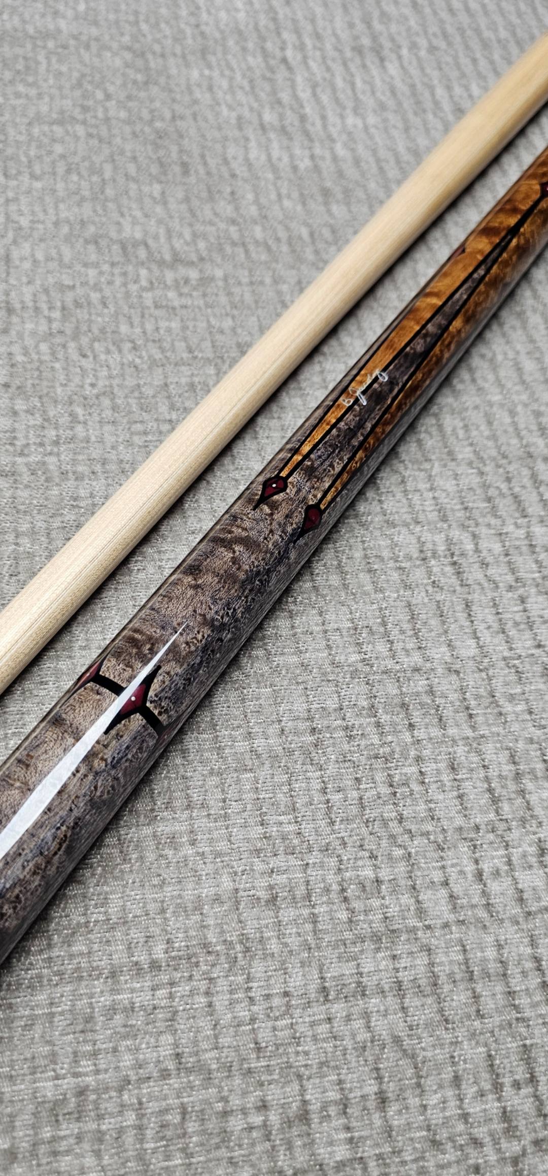 Jacoby Multi-Colored Wrapless Cue - Crossroad Cues