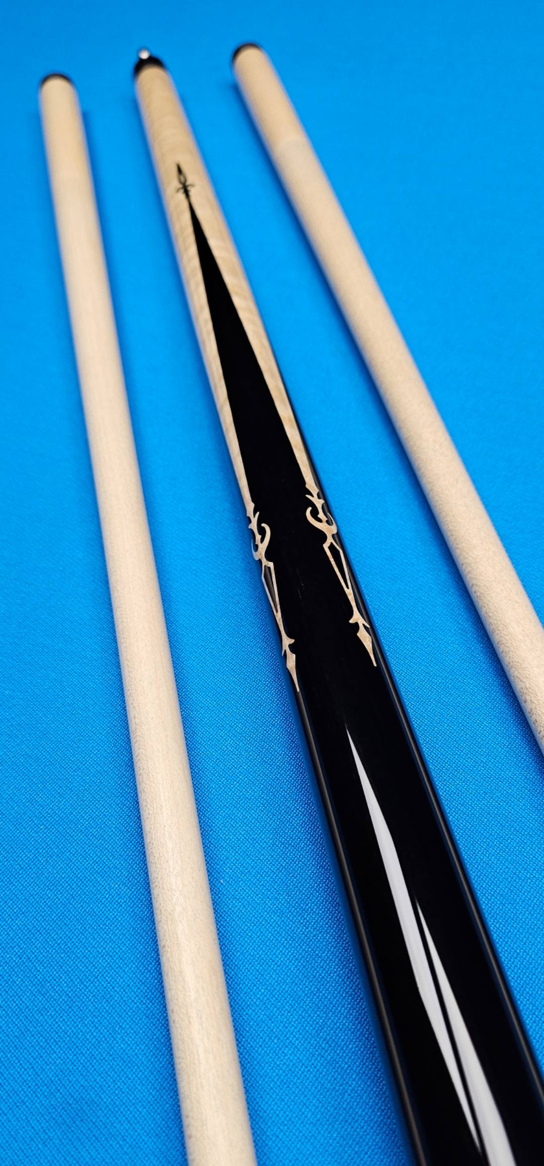 Keith Josey Full Splice Wrapless Cue – SOLD! - Crossroad Cues